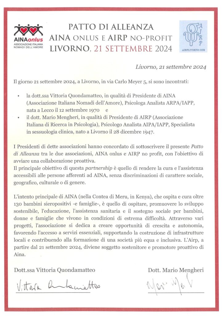 Pact of Alliance between AINA and AIRP - AINA ETS